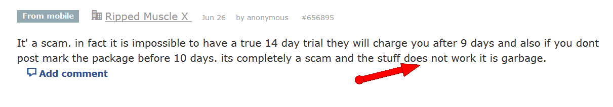 Ripped Muscle X Review – 3 BIG Reasons You Shouldn't Buy It