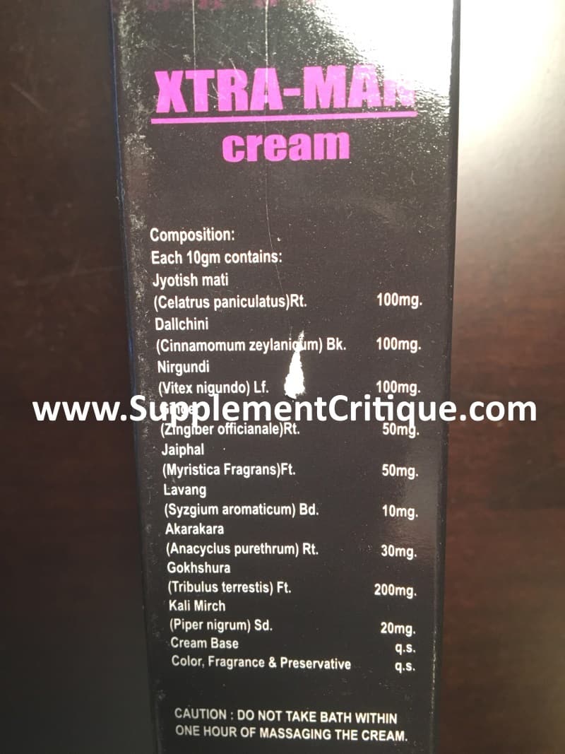 Xtra Man Cream Review: 5 BIG Reasons To Avoid | Supplement Critique